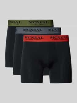 Mc Neal Trunks mit Label-Details im 3er-Pack