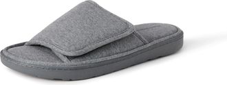 Amazon Essentials Herren Verstellbare Slipper mit Wickelverschluss und Offener Zehenpartie, Grau, Gr&ouml;&szlig;e 41
