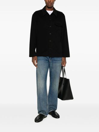 Saint Laurent Straight-Leg Denim Jeans - Navy