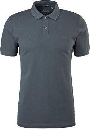 s.Oliver 130.11.899.13.130.2024581 Polo, Gris (Grey Clear), S Homme