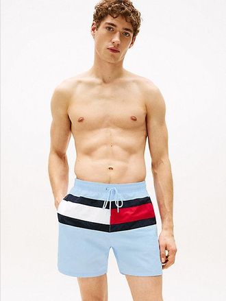 Tommy Hilfiger Short de bain mi-long Hilfiger Flag