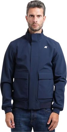 K-Way Homme, Vestes, Bleu, Taille: 2XL Herve Bonded Peacoat