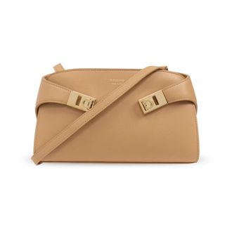 Ferragamo Hug Schultertasche - - Bags - Damen - Beige - ONE SIZE