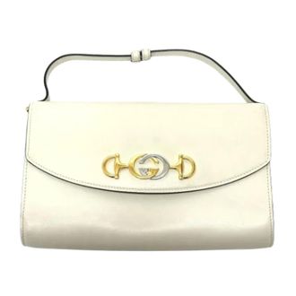 Gucci Pre-owned Cuir sacs-gucci - Femme - Pre-owned - Blanc - Taille: ONE Size