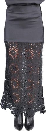 Jijil Femme, Jupes, Noir, Taille: 40 FR Maxi Skirt Jpe26Go150