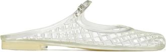 Tory Burch Femme, Chaussures, Blanc, Taille: 39 EU Chaussures plates blanches avec boucle logo