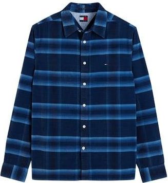 Tommy Hilfiger Chemise droite &agrave; carreaux en coton