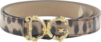 Dolce & Gabbana Femme, Accessoires, Brun, Taille: 80 CM Ceintures