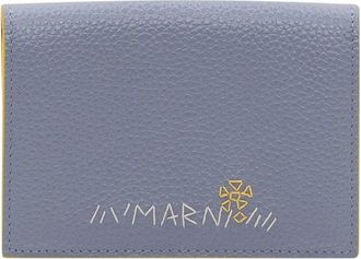 Marni Femme, Accessoires, Bleu, Taille: ONE Size Trifold Wallet