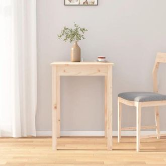 vidaXL Esstisch 55x55x75 cm Massivholz Kiefer Vidaxl