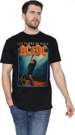 AC/DC ACDC Let There Be Rock T-Shirt Unisexe, Noir, M, Noir, M