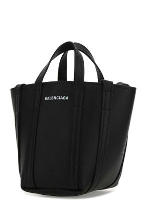 Balenciaga Womens Black Leather Everyday Xs Handbag 1090 T Domesticated Calf Le Borse A Mano Bag