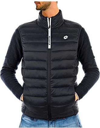 Lotto 149148 Gilet pour homme sans manches diff&eacute;rentes couleurs 110 g, 149148-NOIR, S