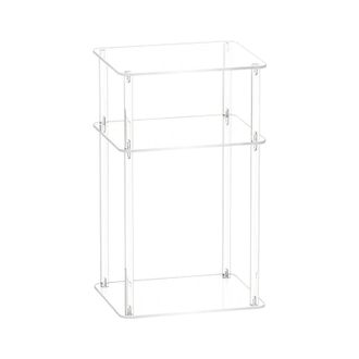 Generic Moderner Tisch aus Acryl, kompakter Tisch f&uuml;r Schlafzimmer, Wohnzimmer-Seitenschreibtisch, transparent, Raum, Elegante Halterung f&uuml;r Wohnzimmer, Schla