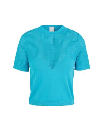 8 by YOOX VISCOSE KNIT S/SLEEVE CROP SWEATER