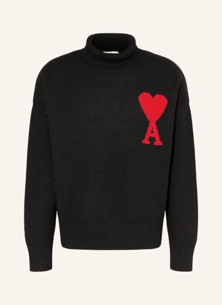 Ami Ami Paris Rollkragenpullover schwarz