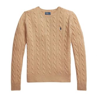 Polo Ralph Lauren Femme, Pulls, Brun, Taille: 36 FR Pull classique &agrave; manches longues