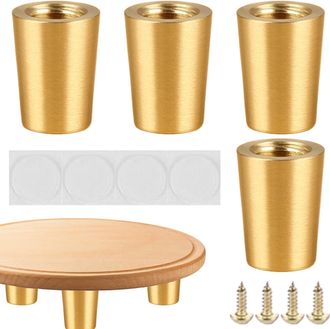 Generic Couchtischbeine | Kommoden-Ersatzbeine - robuste M&ouml;belf&uuml;&szlig;e f&uuml;r Nachttisch, Schrank, Sofa, K&uuml;che, Stuhl, Bett, Kommode, Schreibtisch