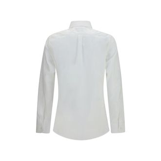 Dolce & Gabbana Mens White Cotton Dress Shirt