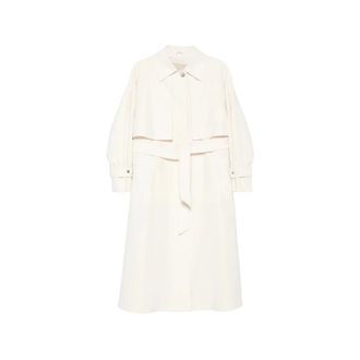 Herno Trenchcoat mit G&uuml;rtel - - Coats - Damen - Wei&szlig; - S