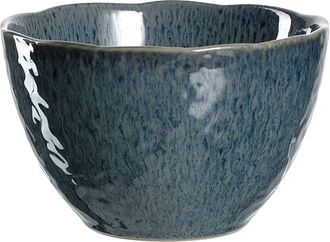 Leonardo Leonardo Matera Keramik-Schale, 1 St&uuml;ck, sp&uuml;lmaschinengeeignete Sch&uuml;ssel, Steingut-Schale mit Glasur, blau, 980 ml, &Oslash; 15,3 cm, 018545