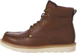 Jack & Jones Homme Jfwarchway PU MOC Bottes Bottines à Lacets, Cognac, 42 EU