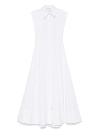 Sportmax robe Fabiana à coupe longue - Blanc