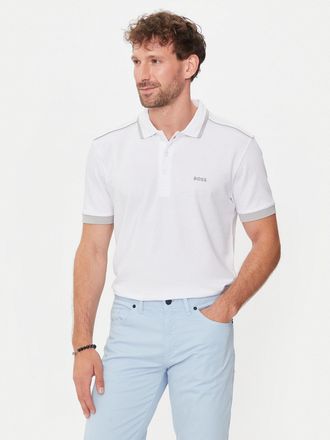 HUGO BOSS Poloshirt Paddy 1 50512995 Wei&szlig; Regular Fit