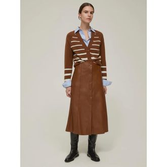 Pennyblack Femme, Jupes, Brun, Taille: 36 FR Sibilla Midi Skirt