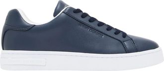 A|X Armani Exchange Baskets en cuir - Homme - Chaussures - Bleu - Taille: 43 EU