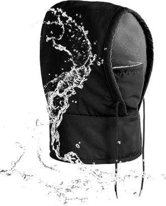 Generico Ski Hood - Polyester, 35 x 31 cm, Neck Warmer Waterproof Windproof | Couverture thermique compl&egrave;te, protection thermique compl&egrave;te, sports dhiver pour 