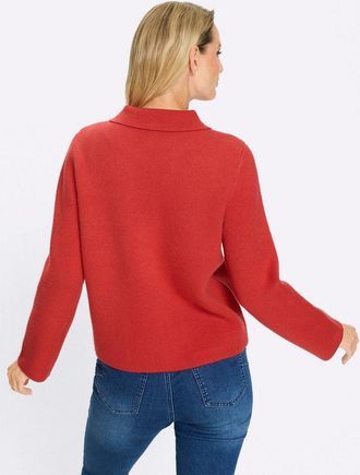 Heine Strickjacke Strickjacke Langarm Jacquard, Milanorib