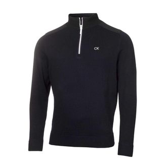 Calvin Klein Sweatshirt f&uuml;r Herren, Rei&szlig;verschluss, Raglan&auml;rmel (Marine)