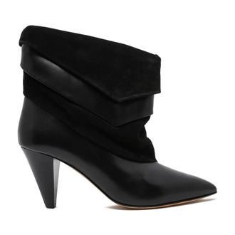 Isabel Marant Panelled Pointed-Toe Ankle Boots - - Shoes - Damen - Schwarzk - 38 EU