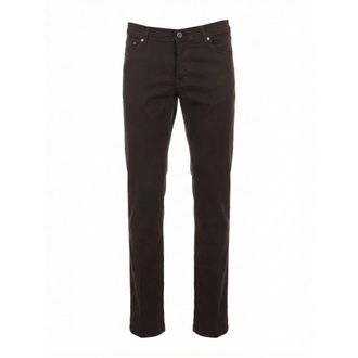 Kiton Five-Pocket-Stretch-Baumwollhose - - Trousers - Herren - Braun - W40