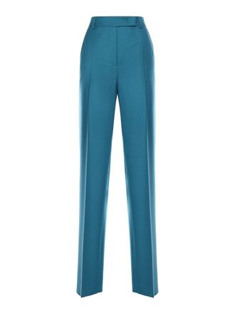 Max Mara Formale Hose - Hellblau