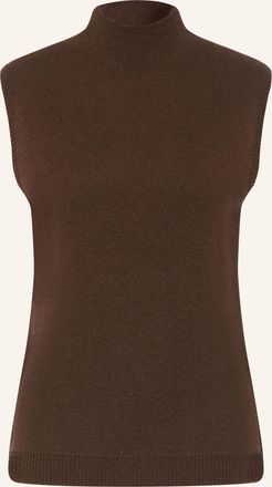Lilienfels Lilienfels Pullunder Mit Cashmere braun