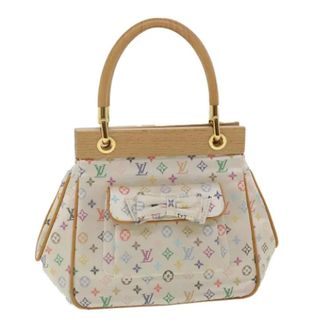 Louis Vuitton Pre-owned Satin handtaschen - - Pre-owned - Damen - Wei&szlig; - ONE SIZE