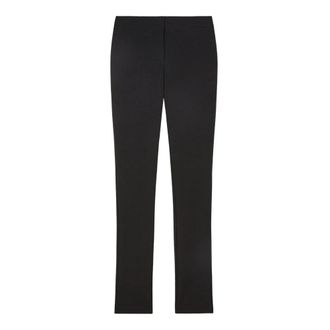 Patrizia Pepe Slim-Fit Cr&ecirc;pe-Hose mit Korsett-Detail - - Trousers - Damen - Schwarzk - L