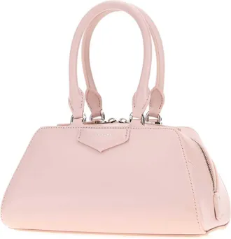 Givenchy Womens Pastel Pink Leather Mini Antigona East-West Handbag Babypink Borse A Mano Bag
