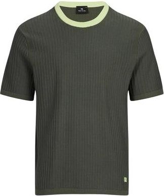 Paul Smith T-shirt c&ocirc;tel&eacute; &agrave; rayures en coton