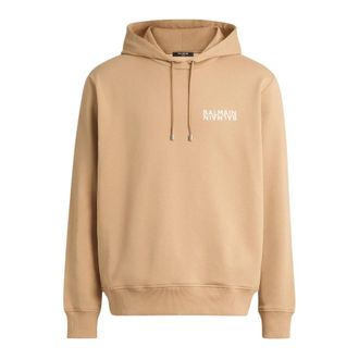 Balmain Mirror Hoodie - - Sweatshirts & Hoodies - Herren - Beige - XL