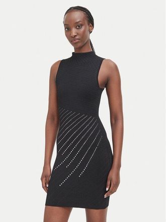 Guess Coctailkleid W6BK70 Z1575 Schwarz Slim Fit