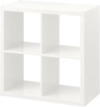 IKEA Kallax IKEA Regal - Bücherregal - 4er - weiß (Glanz) - Größe: 77 X 77 cm
