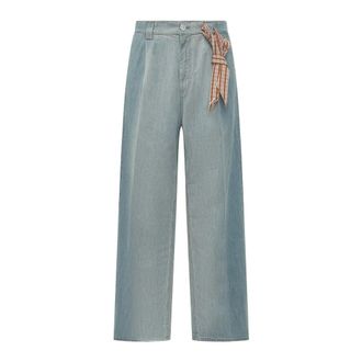 Marni Chambray Jeans mit Foulard - - Jeans - Herren - Blau - W32
