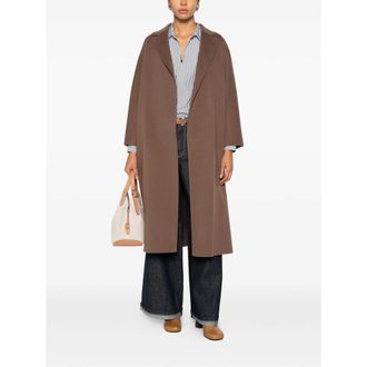 Max Mara Virgin Wool Coat - Brown