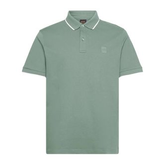 HUGO BOSS Homme, Tops, Vert, Taille: XL Polo en coton stretch