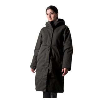 Elvine Gr&uuml;ne Parka Shelter Jacke - - Coats - Damen - Schwarzk - S