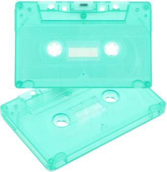 BESPORTBLE ULDIGI Leere Farbige Selbstgemacht Kassettenb&auml;nder aus Bruchsicherem Material Dekorative Musikkassette f&uuml;r Wohnzimmer und Arbeitszimmer Dekoration 2 S