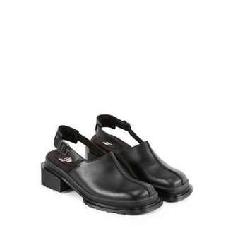 Dr. Martens Mules en cuir &agrave; bout carr&eacute; Maybole